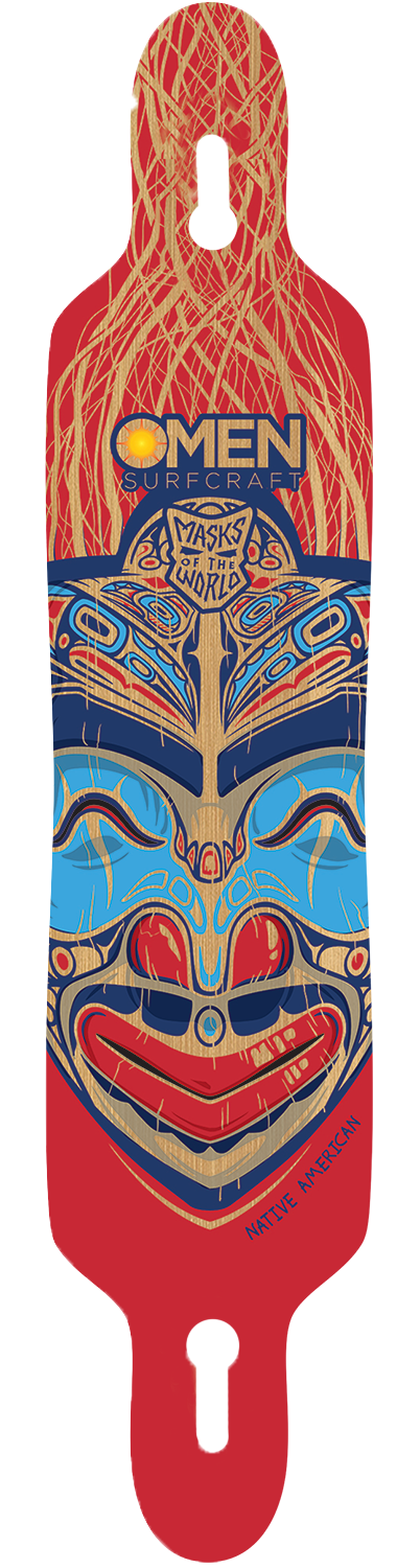 Native American Mask Complete - Omen Longboards